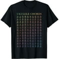 Ukulele Rainbow Chords Chart GCEA Tuning Uke Notes T-Shirt - Walmart.com