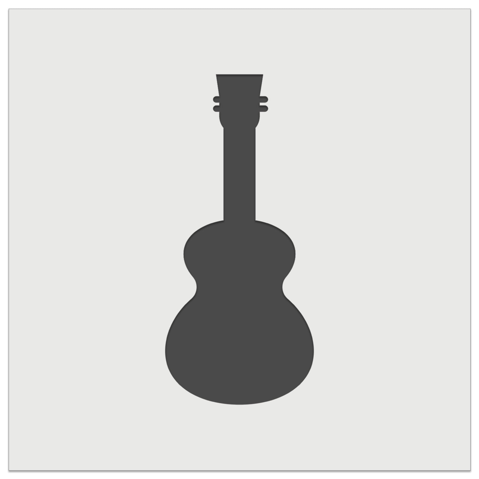 Ukulele Solid DIY Cookie Wall Craft Stencil - 4.5 Inch - Walmart.com