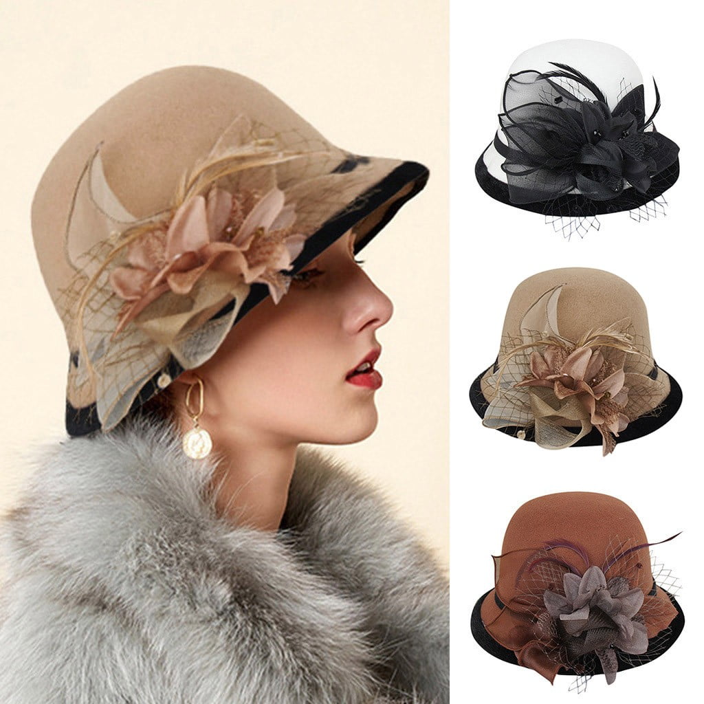 Ukumplol Bucket Hat Fascinators Hats Women Fashion Beretpainter Hat Cap ...