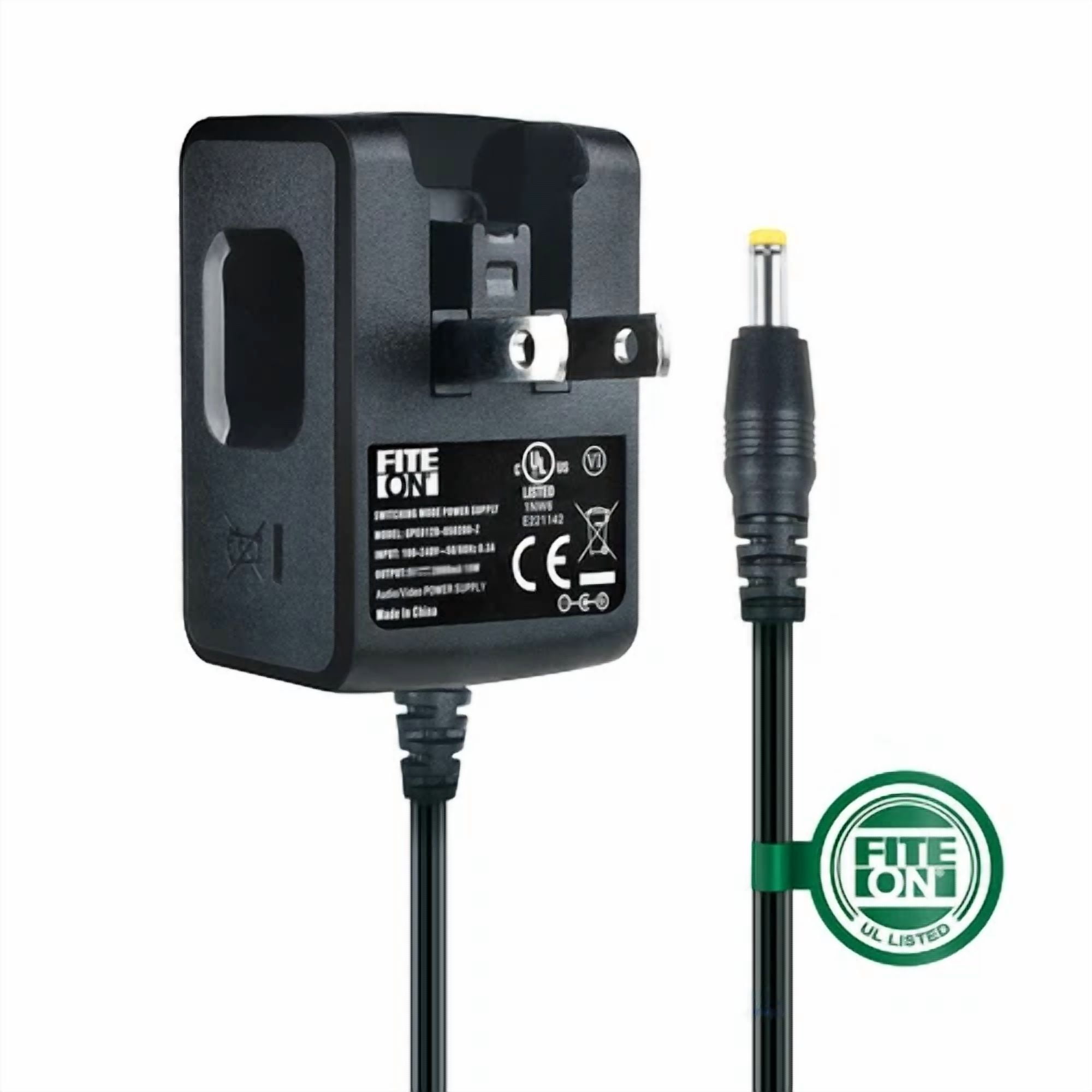 Ul 5Ft Dc Adapter Cord Cable For Logitech Yingju Model Yjs002A-0500150U ...