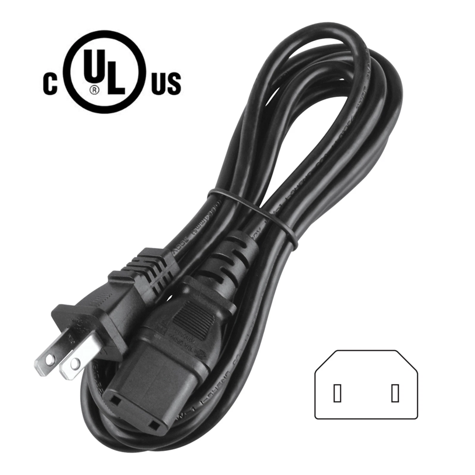 Ul 6.6Ft Ac Power Cord Cable For Yamaha A-S3200 Integrated Amplifier ...