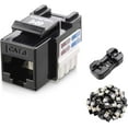 [Ul Listed] 50-Pack 10Gbps Cat6 Keystone Jacks, Rj45 Keystone Jack ...