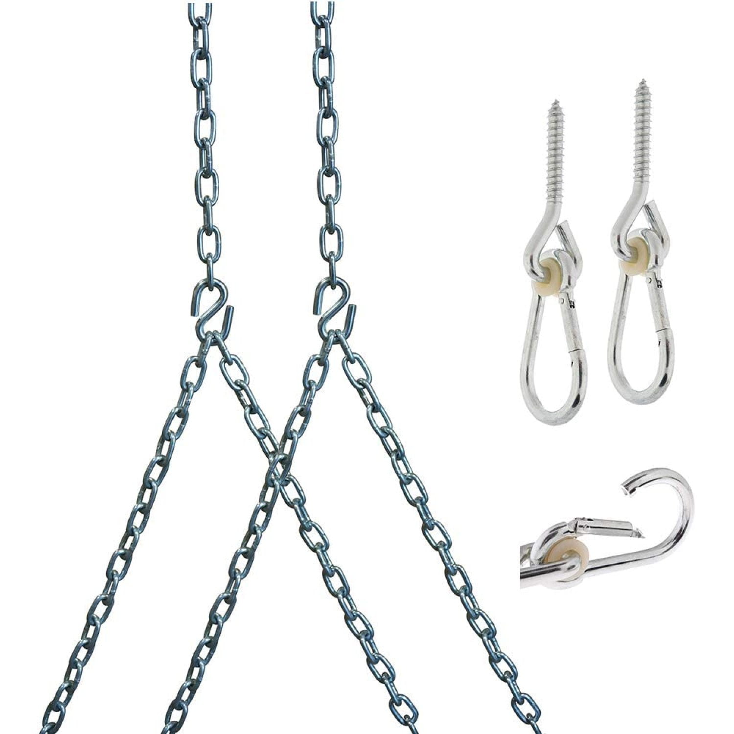 UlaREYoy Outdoor Heavy Duty 700 Lb Porch Swing Hanging Chain Kit with ...