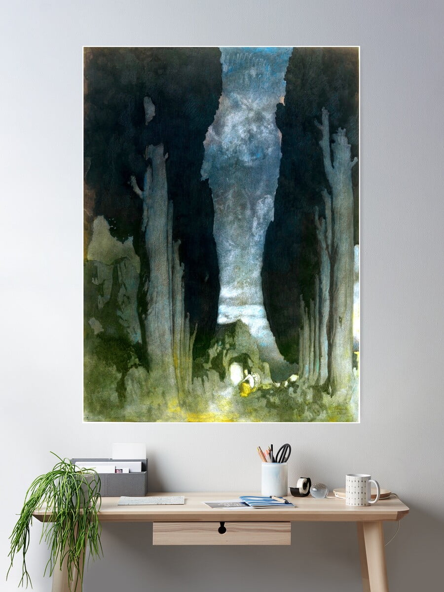 Ulalume - Edmund Dulac For Edgar Allan Poe Poster Wall Art, Modern Wall ...