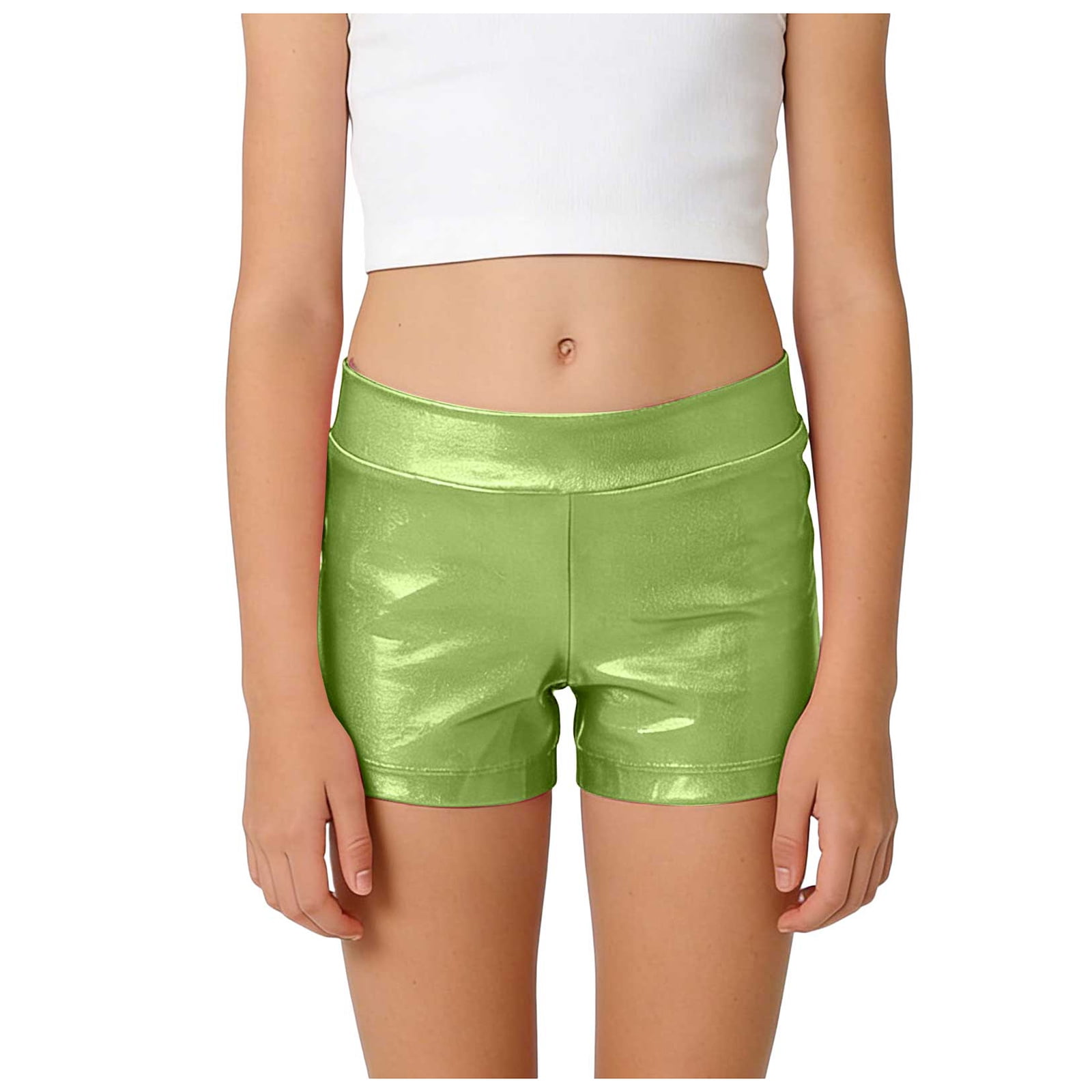 Ulanda Girls Dance Short Gymnastics Athletic Shorts Sparkle Glitter ...