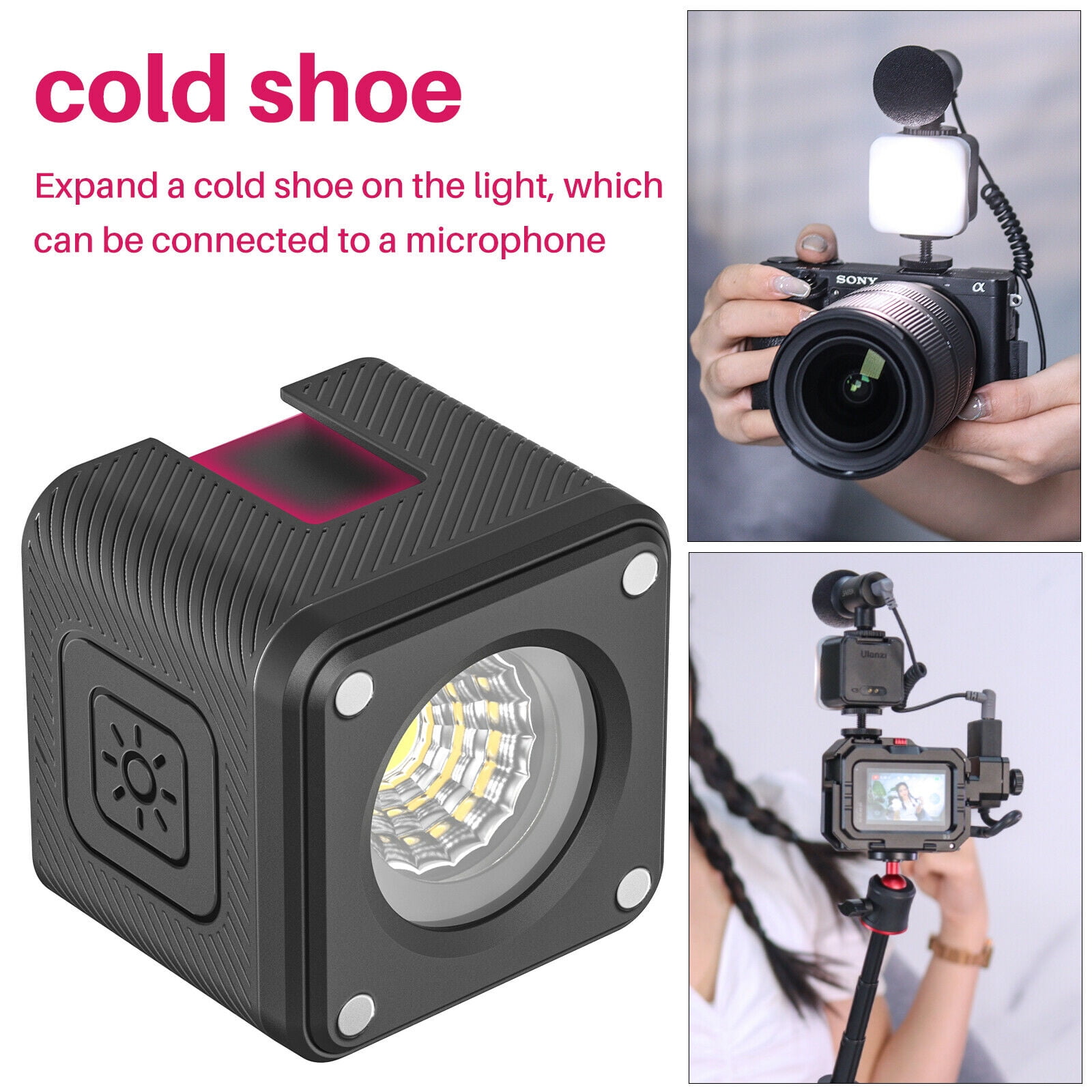 Ulanzi L2 Mini LED Video Photo Fill Light Lamp For Camera Phone ...