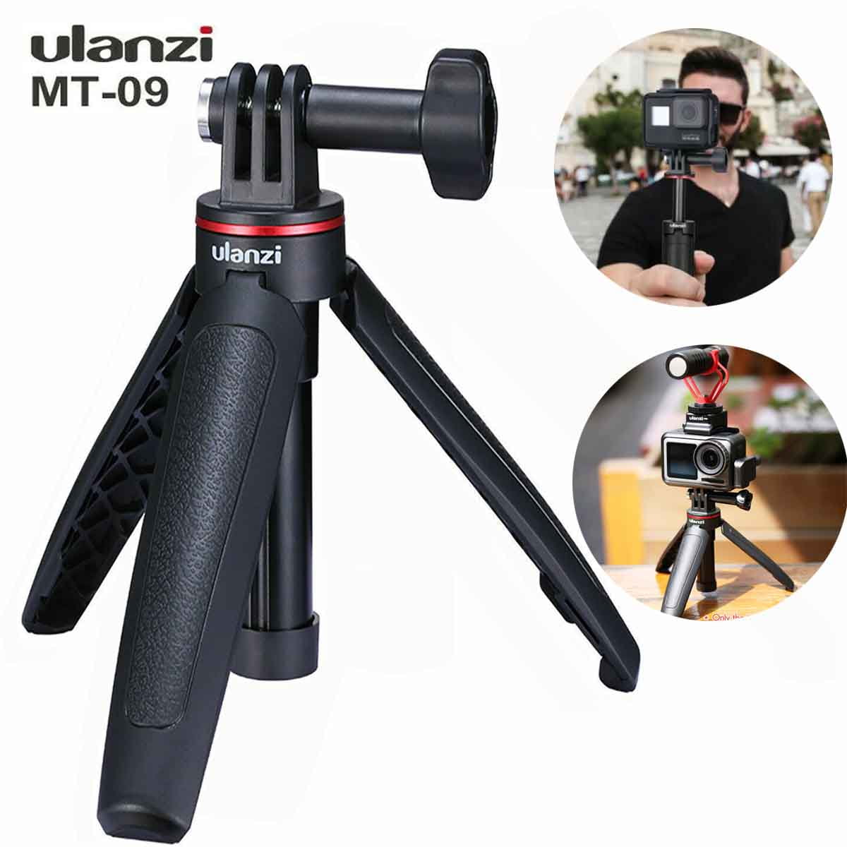 Ulanzi MT-09 Extendable Vlogging Mini Tripod Stand for GoPro 12/11/10/9 ...