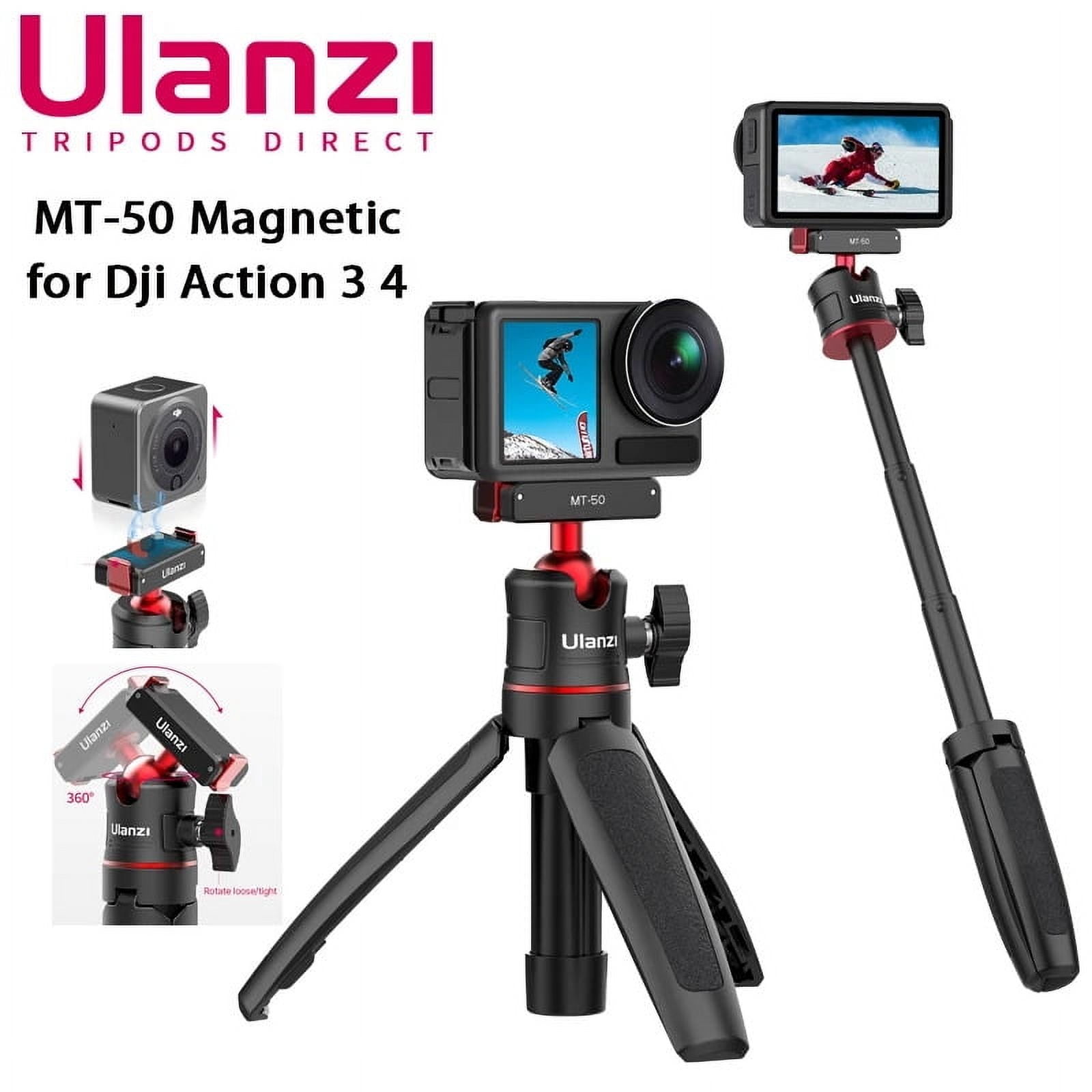 Ulanzi MT-50 Magnetic Tripod Selfie Stick 360° Rotation - Walmart.com