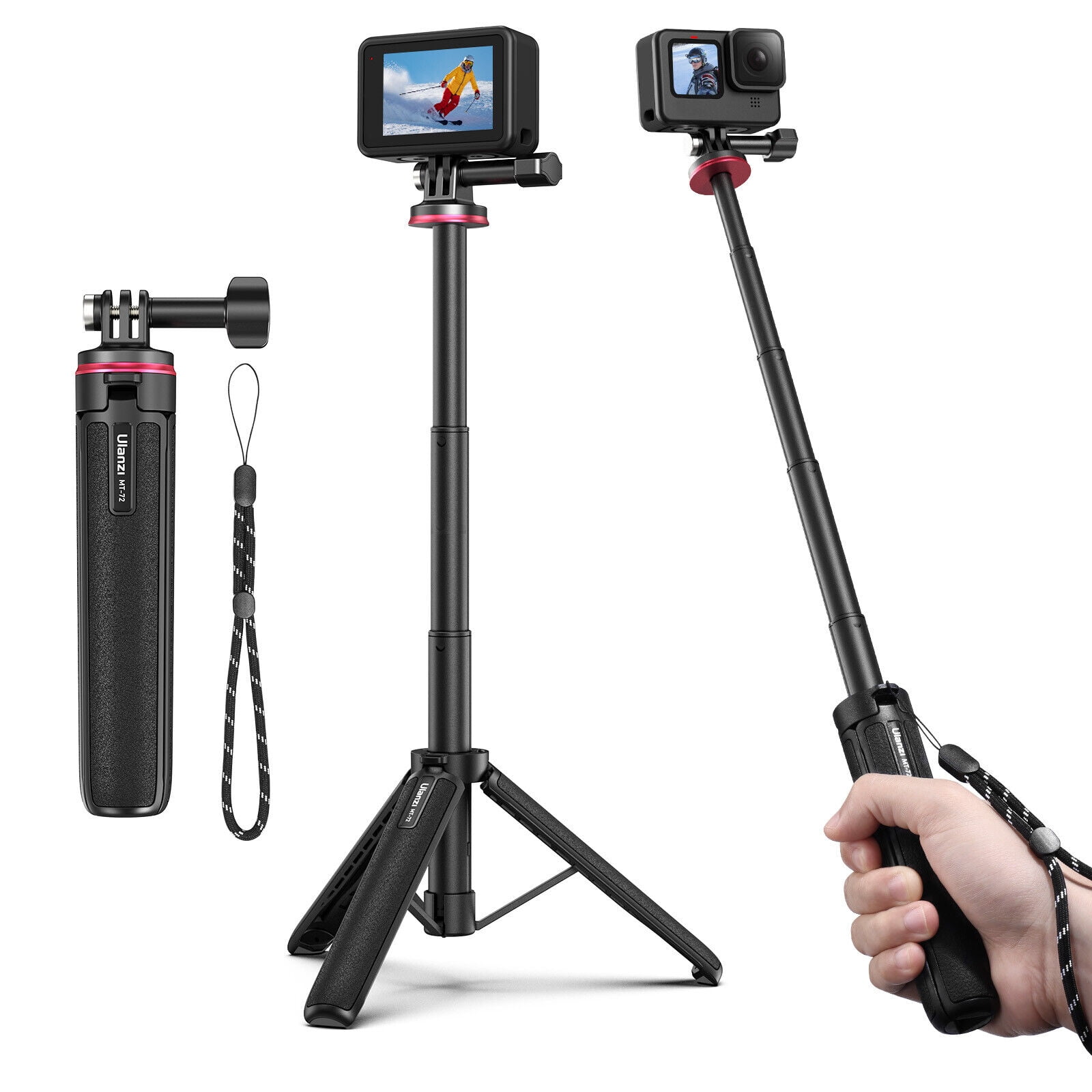 Ulanzi MT-72 Magnetic Quick Release Action Camera Tripod 17cm to 51cm ...