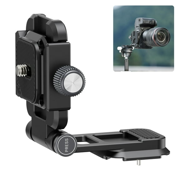 Ulanzi UKA08 Foldable L-Bracket Camera Quick Release Plate, Vertical ...