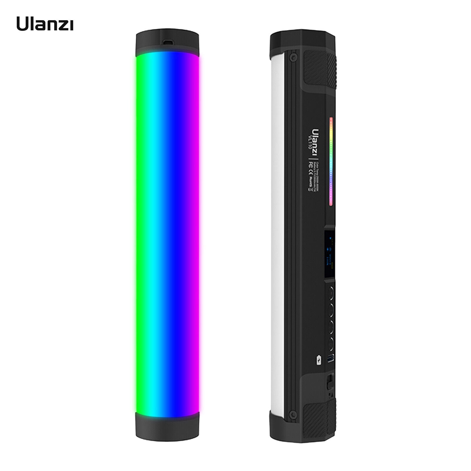 Ulanzi VL110RGB Portable RGB LED Video Light Tube Lamp Fill Light Stick ...