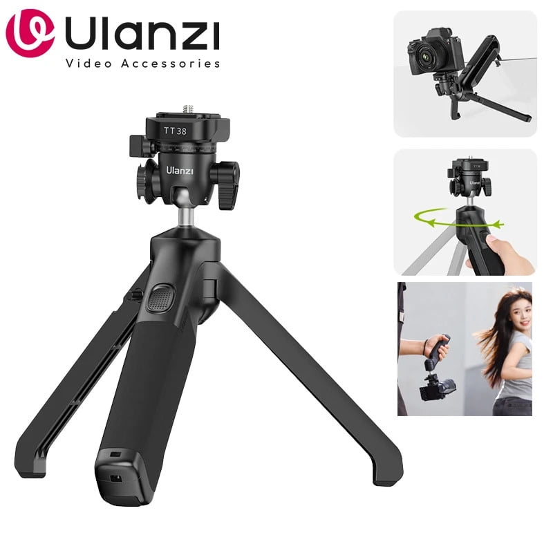Ulanzi VlogPod TT38 Tripod with Quick Release Plate DSLR Camera Handle ...