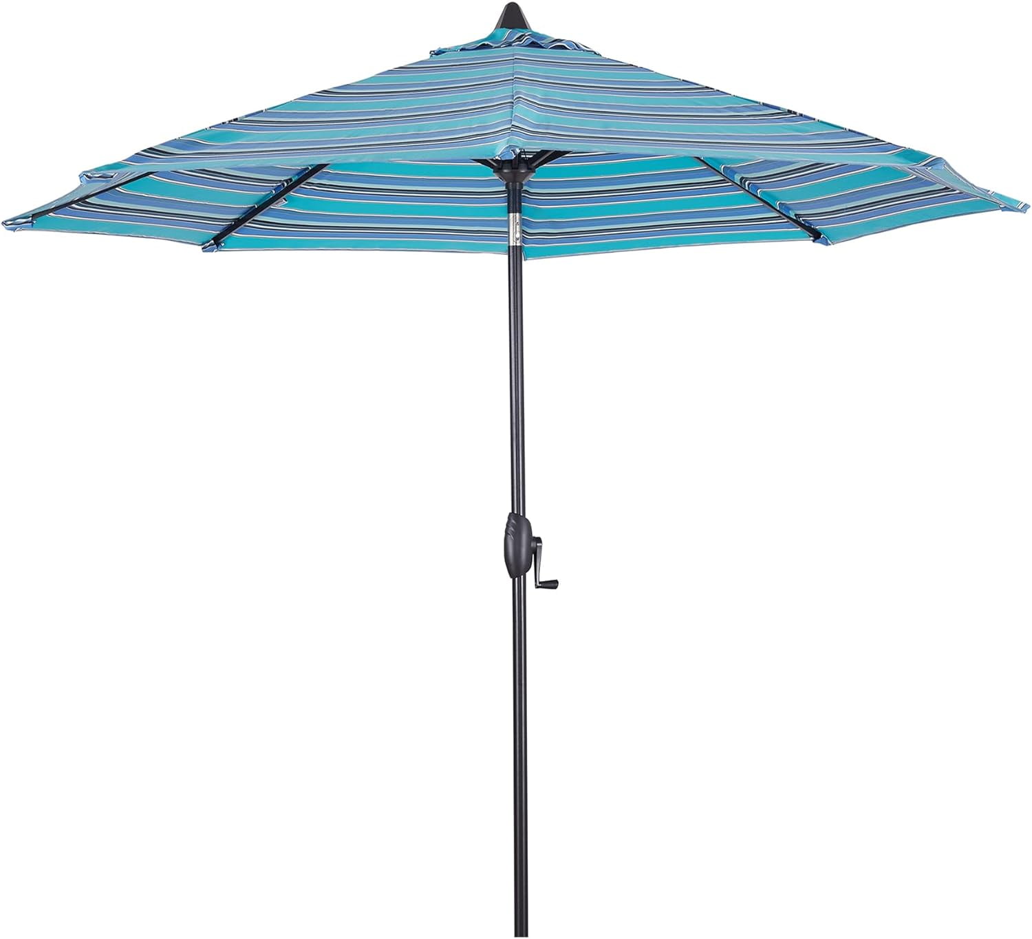 Ulax furniture Outdoor Patio Sunbrella Umbrella 9 Ft Market Table ...