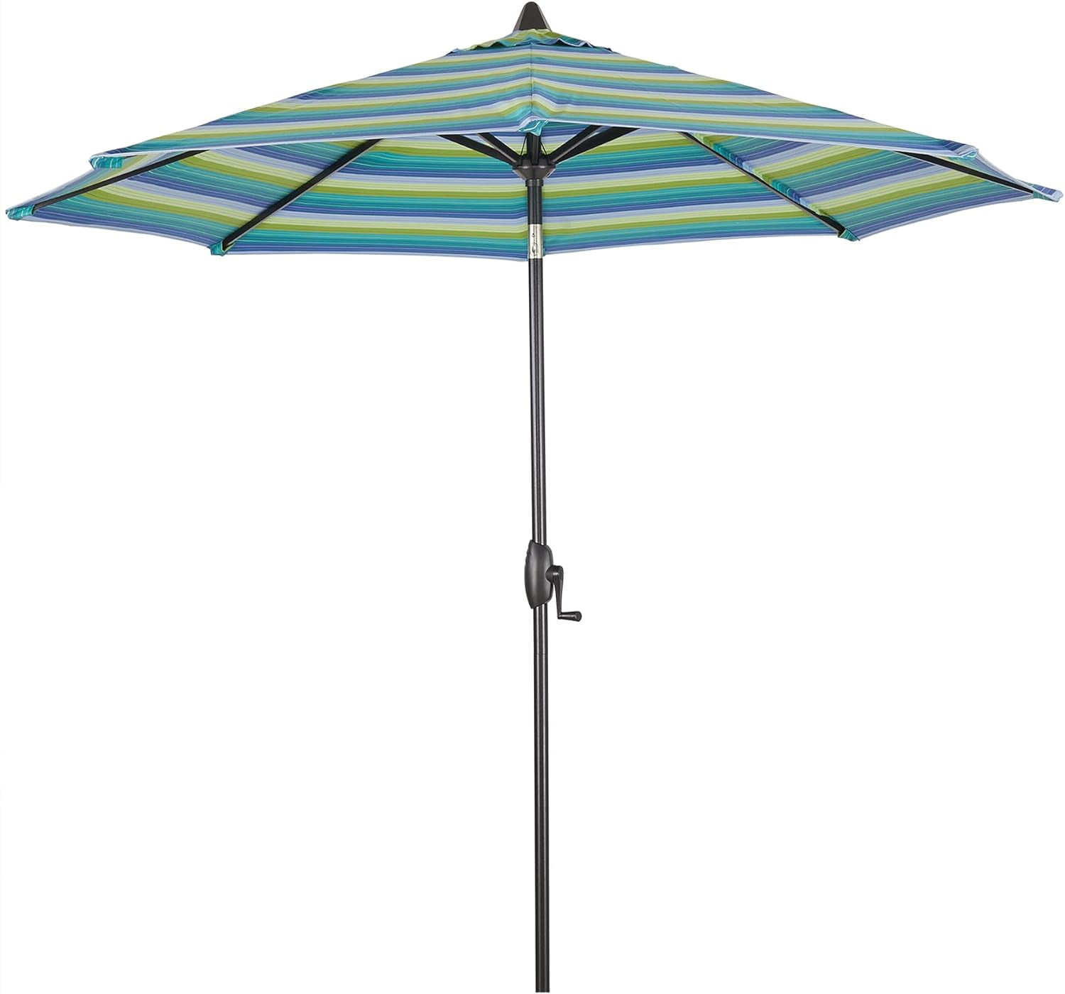 Ulax furniture Outdoor Patio Sunbrella Umbrella 9 Ft Market Table ...