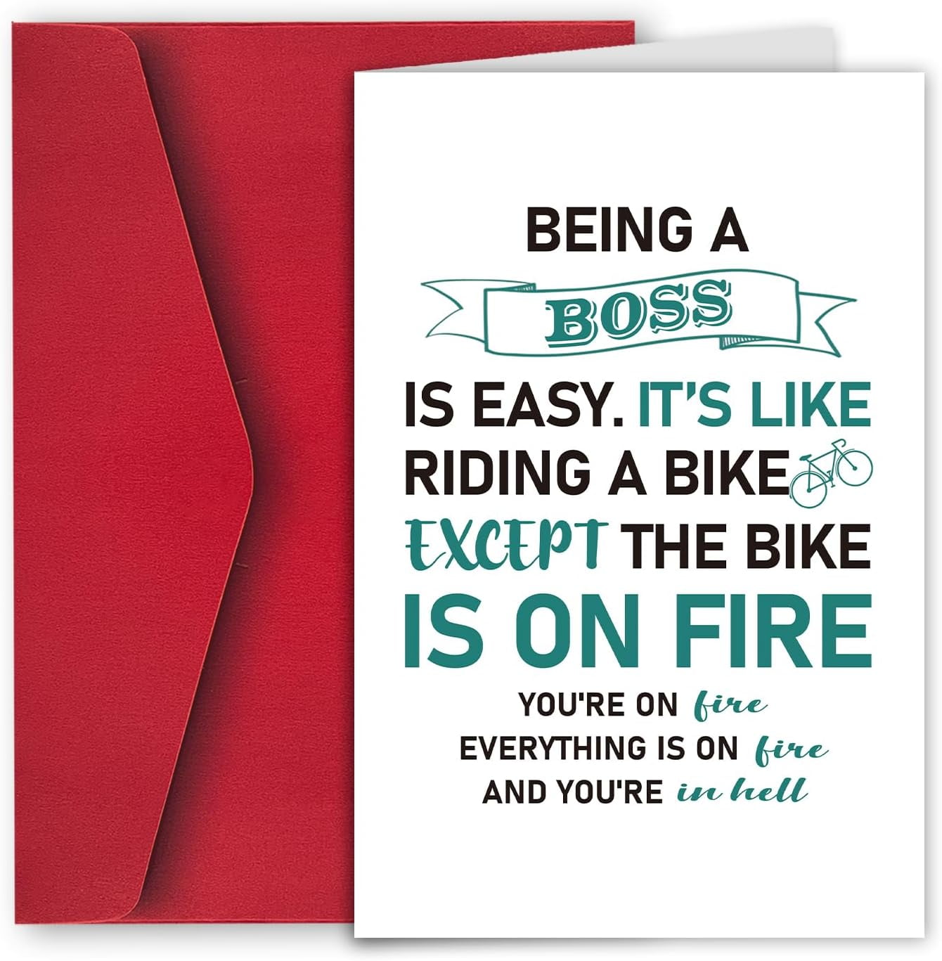 Ulbeelol Funny Boss Card, Boss Appreciation Card, Bday Card for Boss ...