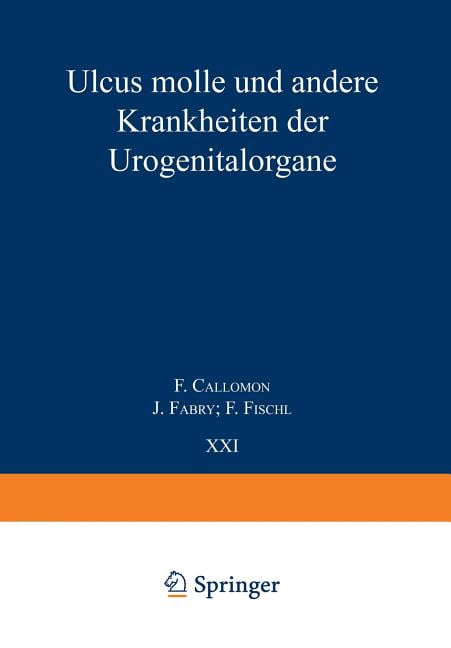 Ulcus Molle Und Andere Krankheiten Der Urogenitalorgane, (Paperback ...