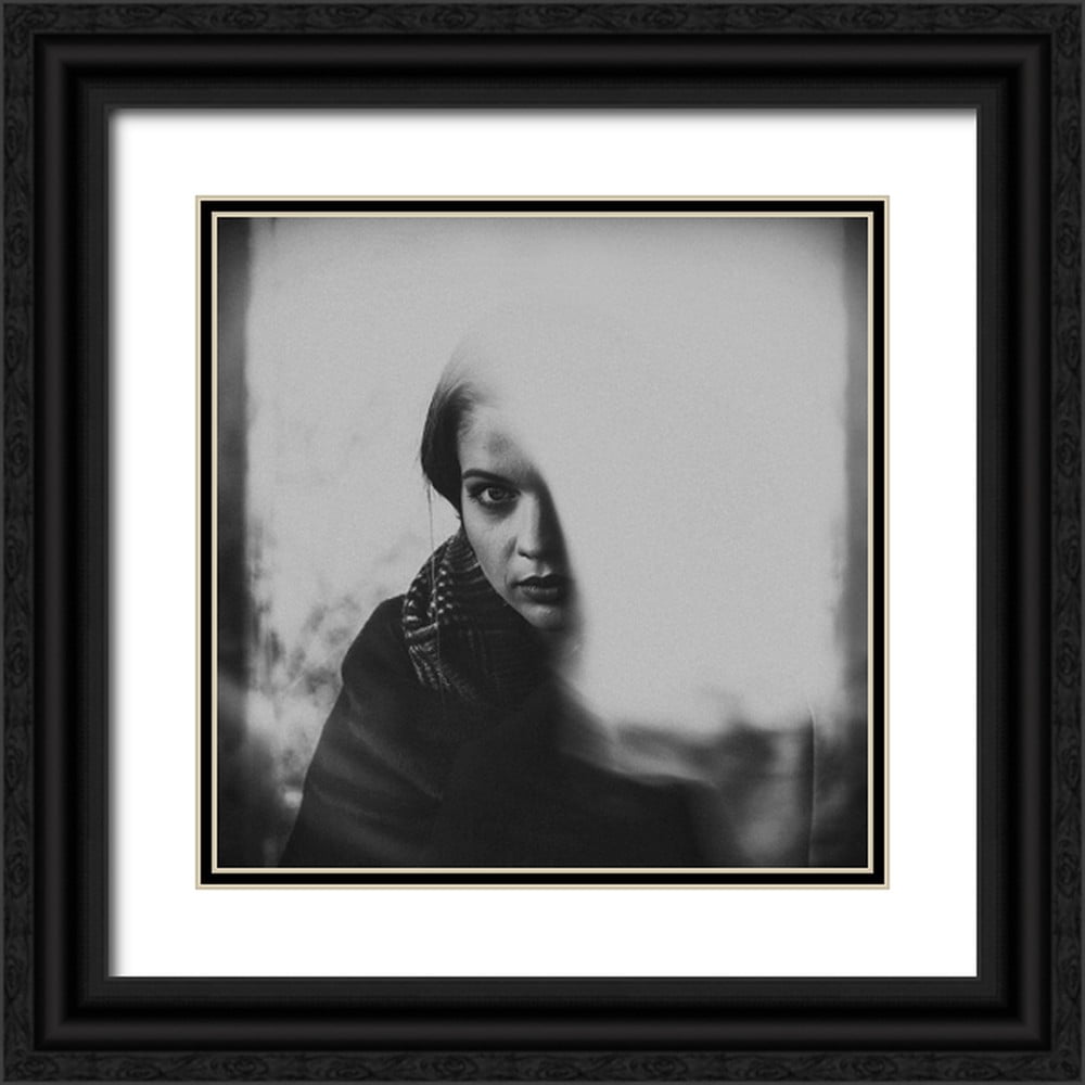 Ulfig Arps, Sandra 12x12 Black Ornate Wood Framed with Double Matting ...