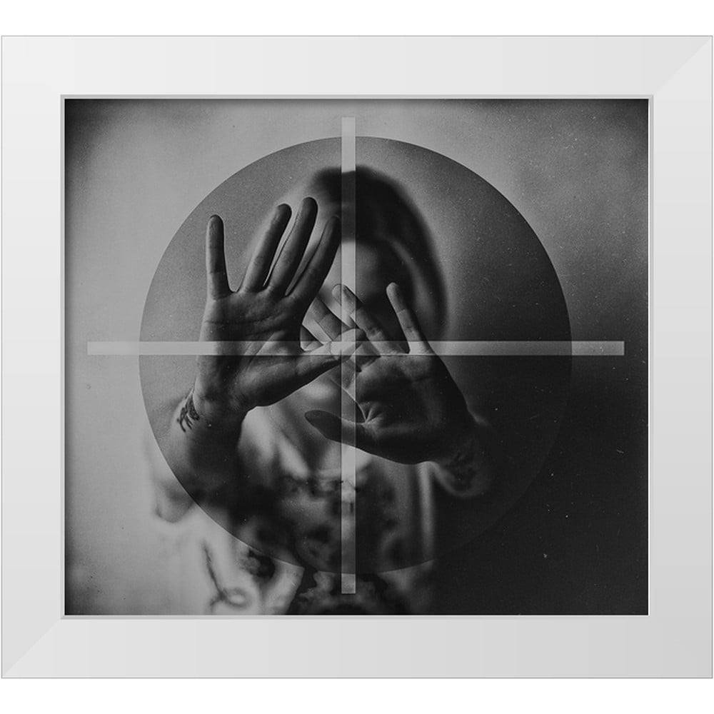 Ulfig Arps, Sandra 13x12 White Modern Wood Framed Museum Art Print ...