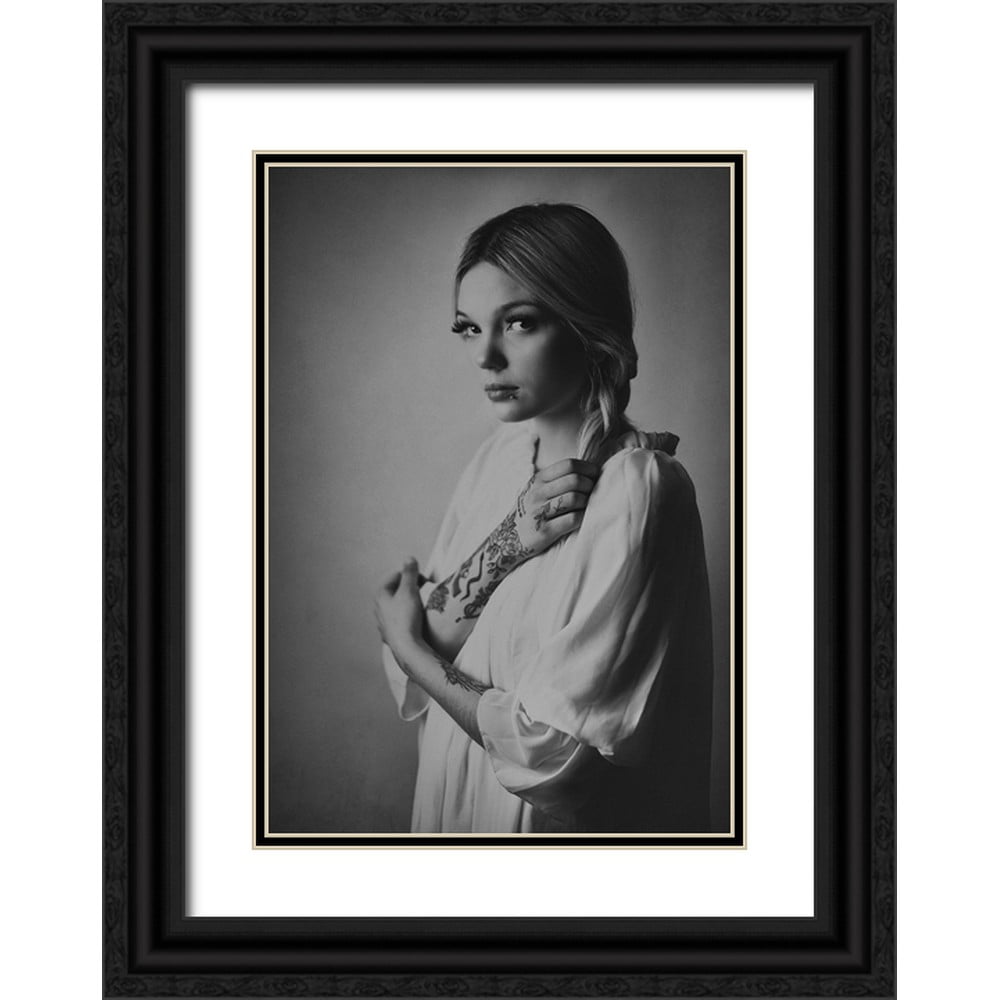 Ulfig Arps, Sandra 18x24 Black Ornate Wood Framed with Double Matting ...