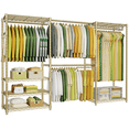 Ulif E1 Heavy Duty Closet Garment Rack, Adjustable Metal Freestanding ...