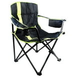 Uline Camp Chair Black and Lime - Walmart.com