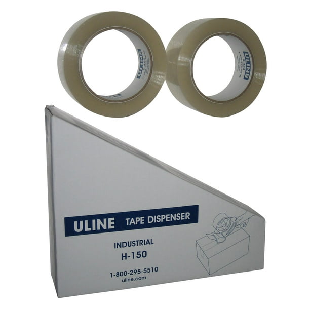 Uline Industrial Side Loader Tape Dispenser H-150 w/ Two Rolls of Tape ...