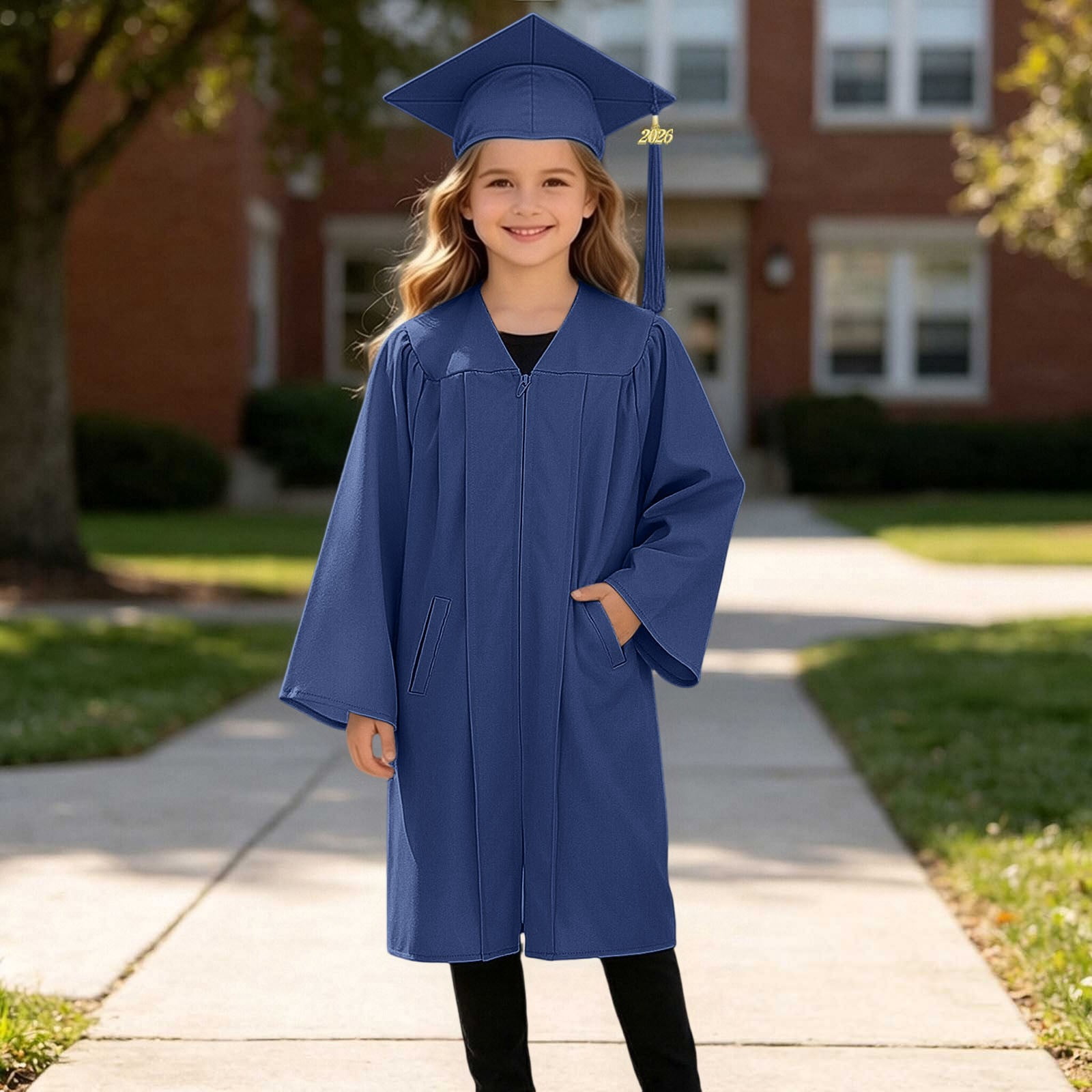 Ulitacool 3-4 Years Toddler Outfits For Girl Sleeveless Graduation Gown ...