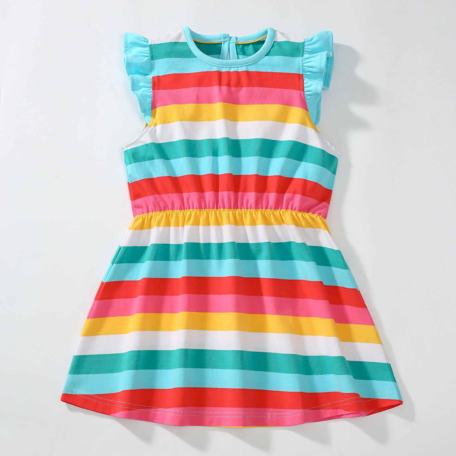 Ulitacool 4-5 Years Flower Girl Dresses Children'S Dress Short Sleeve A ...