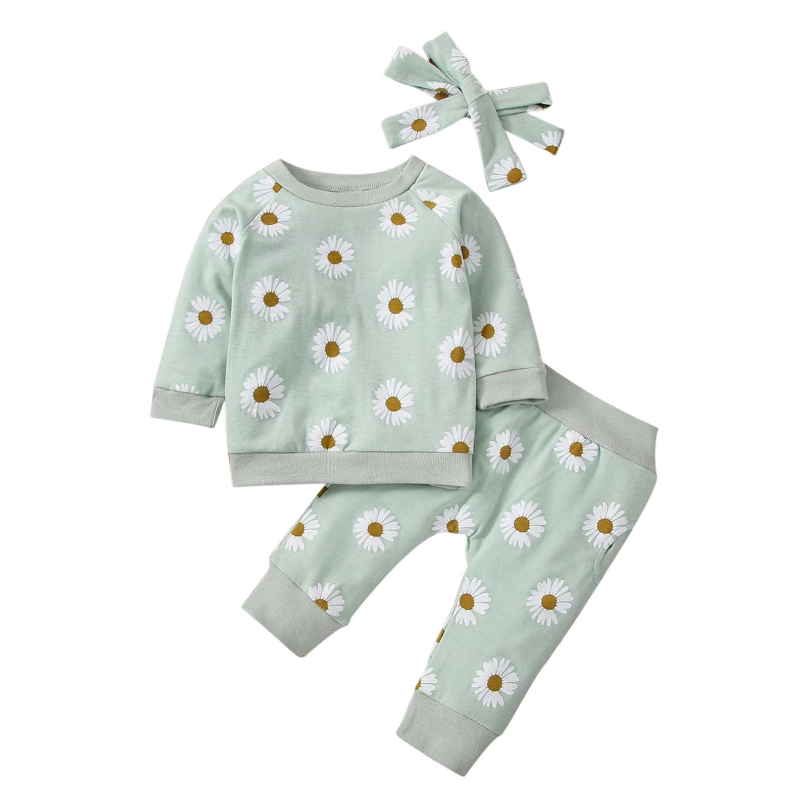 Ulitacool Boys Fall Outfits Long Sleeve Print Hoodie Pants Headband 3 ...