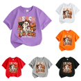 Ulitacool Child Girl'S Tops Short Sleeve Hallowmas Round Neck Cartoon ...