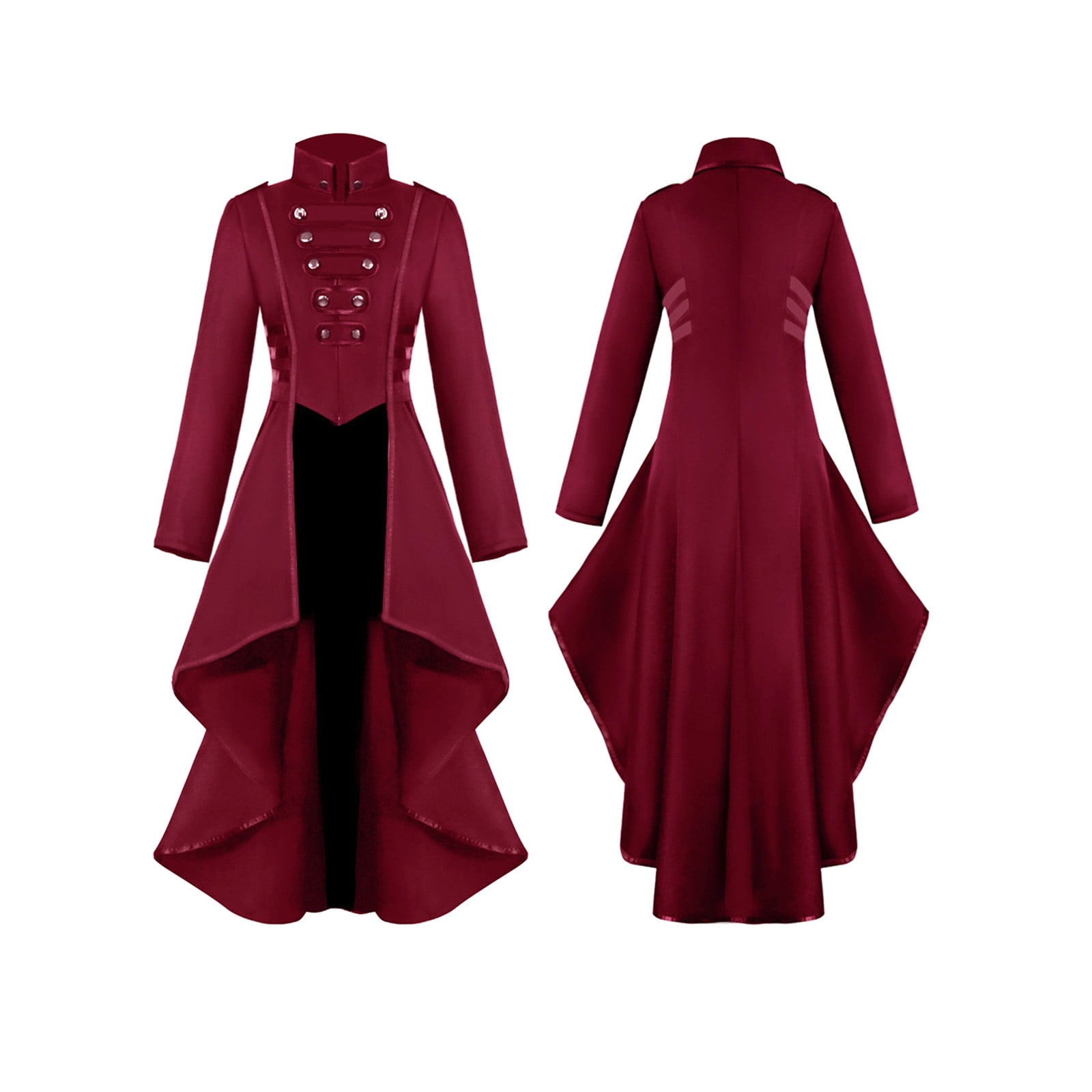 Ulitacool Girls Dresses 17-18 Years Big Gothic Tuxedo Long Trench ...
