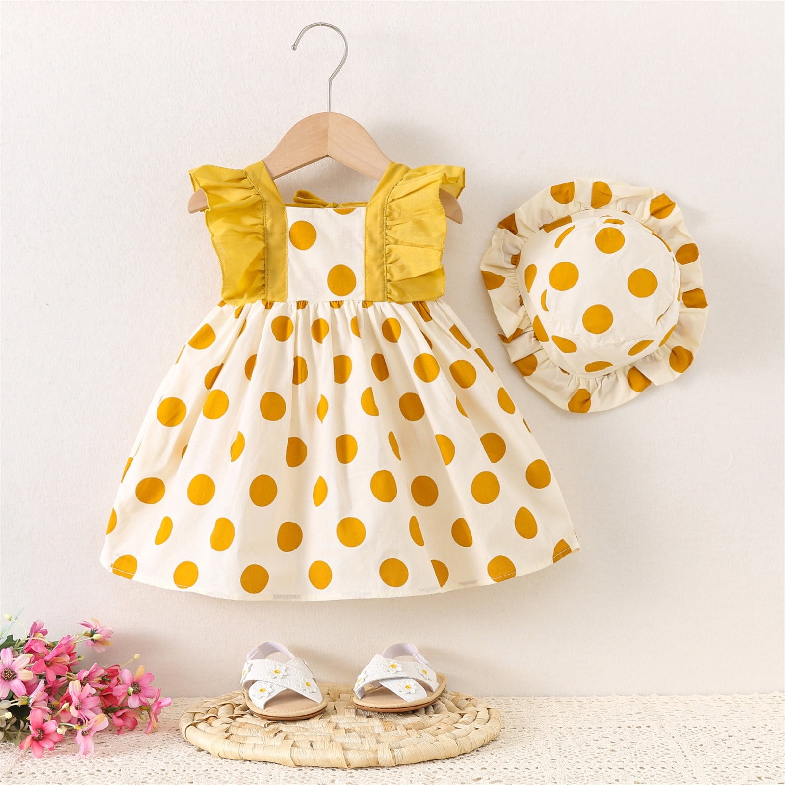 Ulitacool Girls' Dresses 18-24 Months Baby Tutu Dress Summer Sleeveless ...