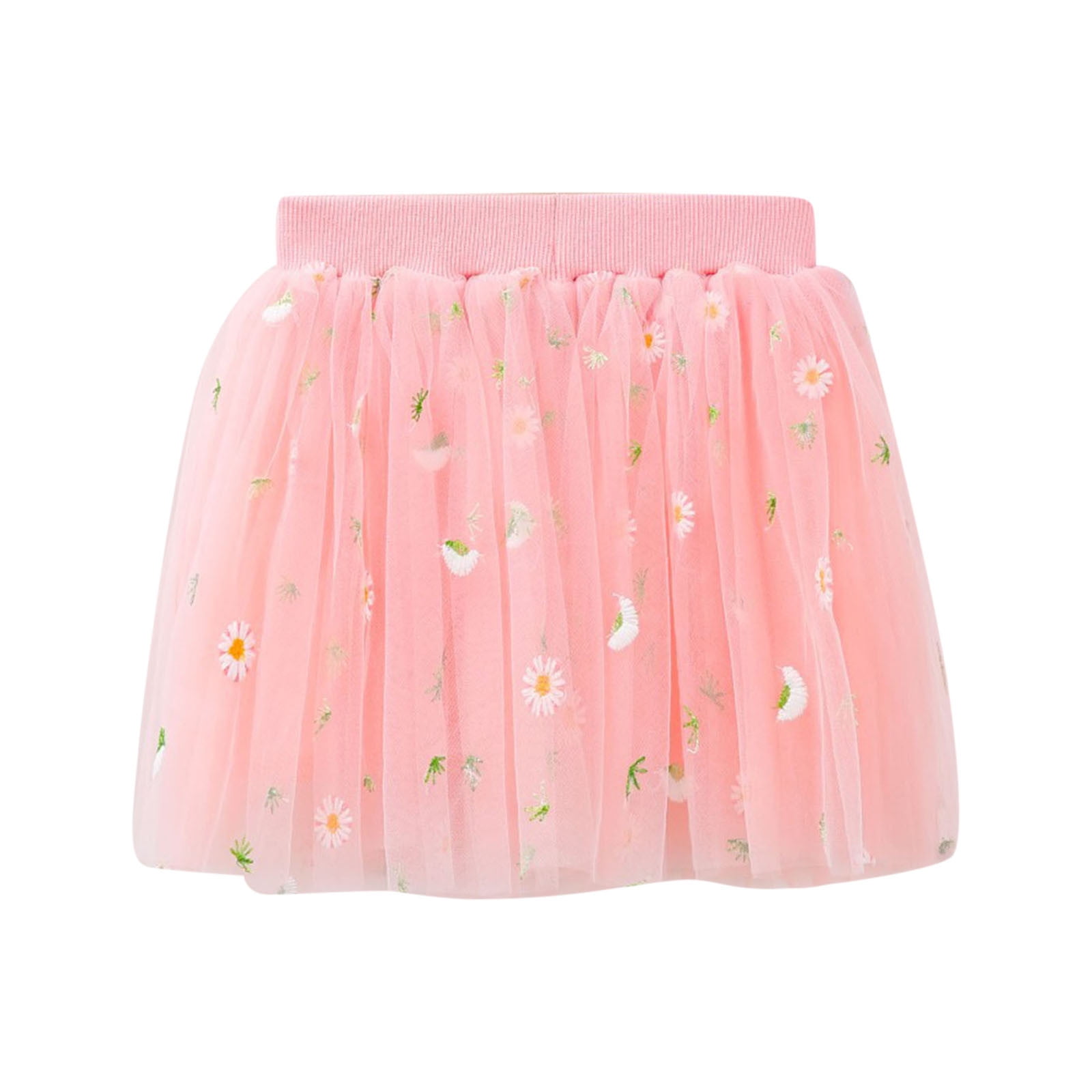Ulitacool Girls Spring Dresses Kids Dance Party Outfit Floral Skirt ...