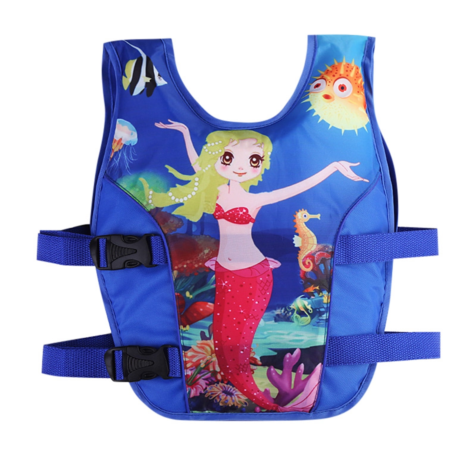Ulitacool Girls' Swimwear 2-8 Years Cartoon Prints Flat Life Jacket ...