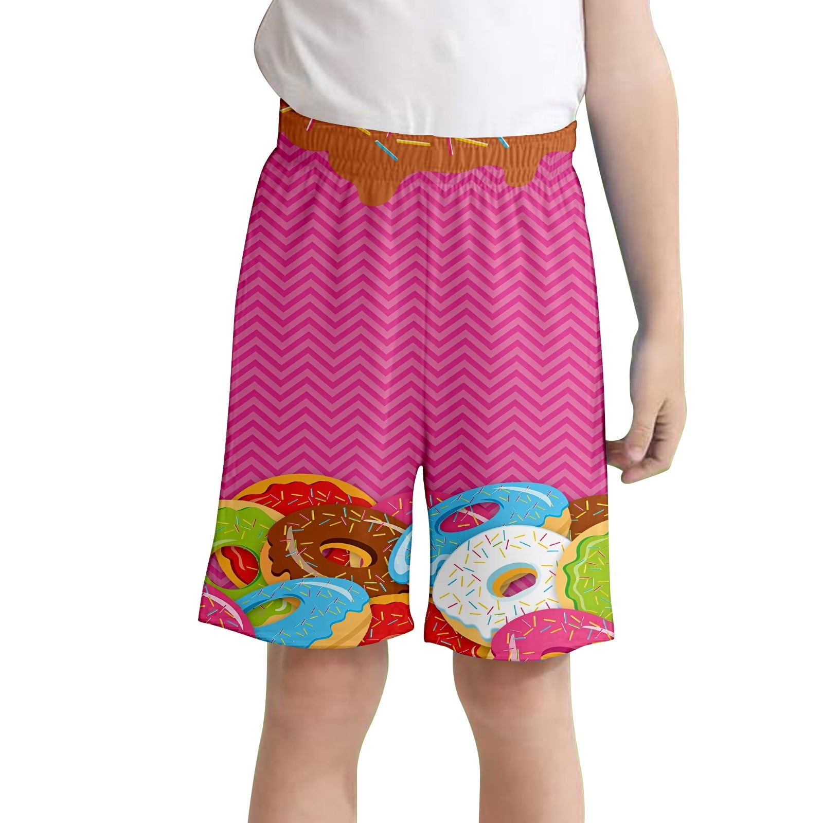Ulitacool Kids' Ice Cream Print Swim Trunks Quick Dry Boys Bathing ...