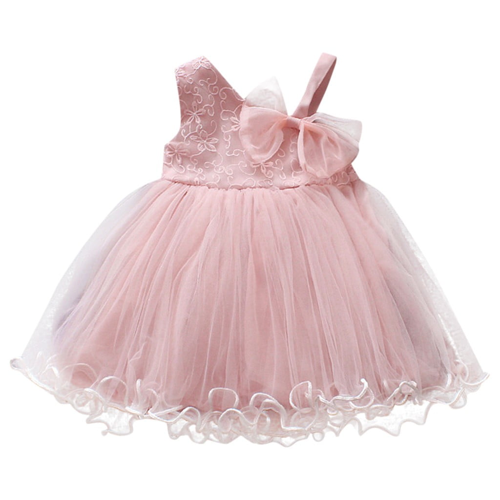 Ulitacool Sleeveless Flower Girl Dresses Crewneck Solid Color Skirt ...
