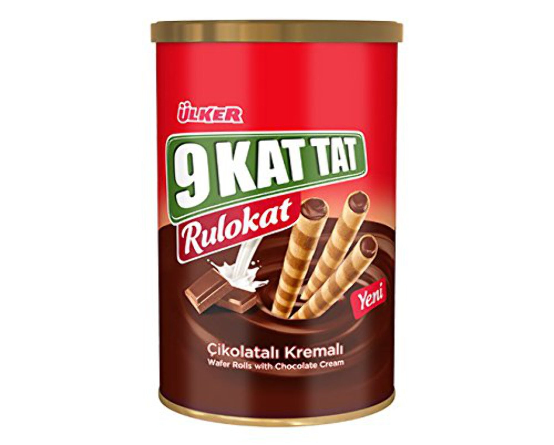 Ulker 9 Kat Tat Rulokat Wafer Rolls W/ Chocolate Cream 8.1 oz ( 230 Gr ) 3 Pack - Walmart.com