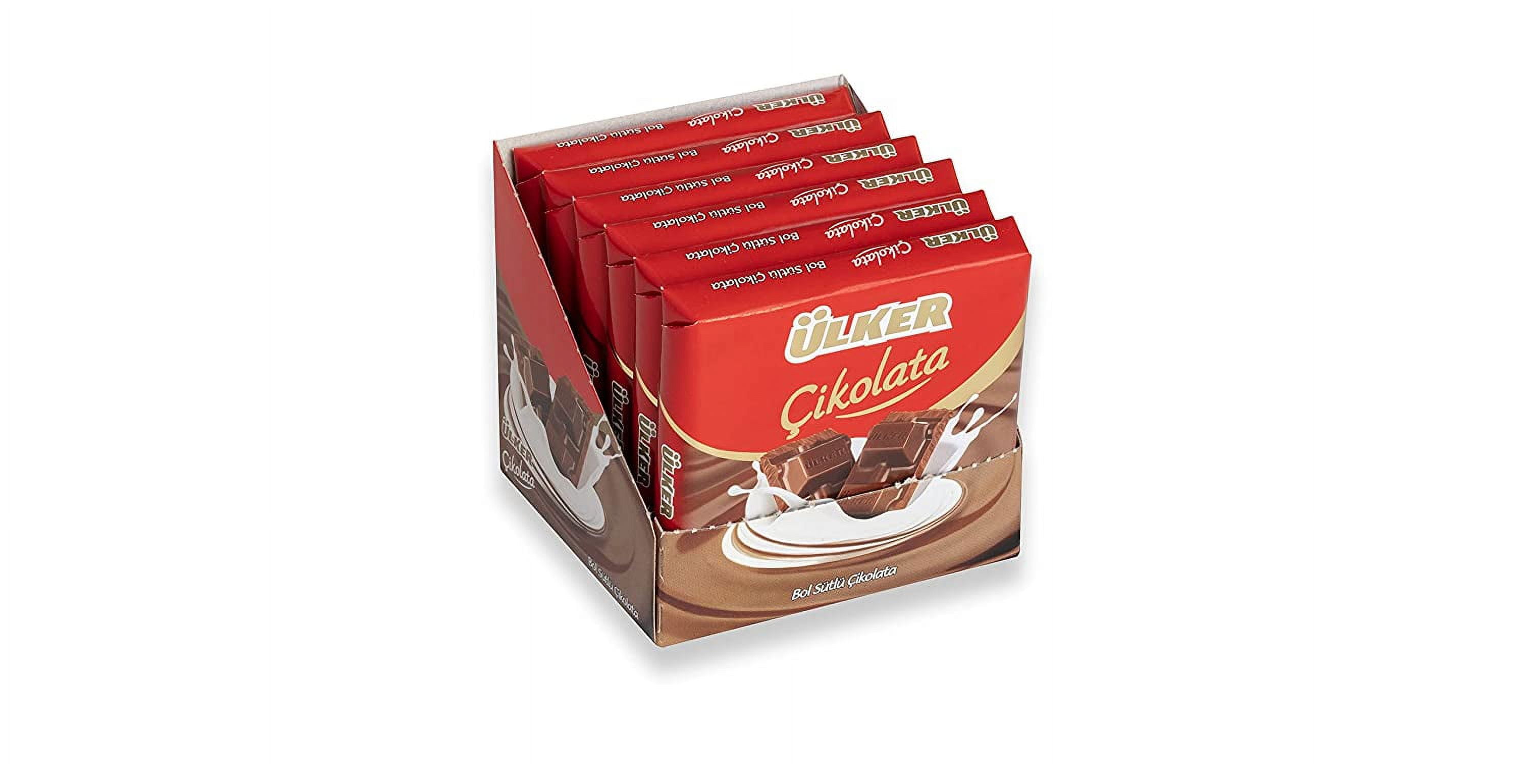 Ulker Turkish Extra Milk Chocolate, 6 Pack -360gr, Halal - Walmart.com