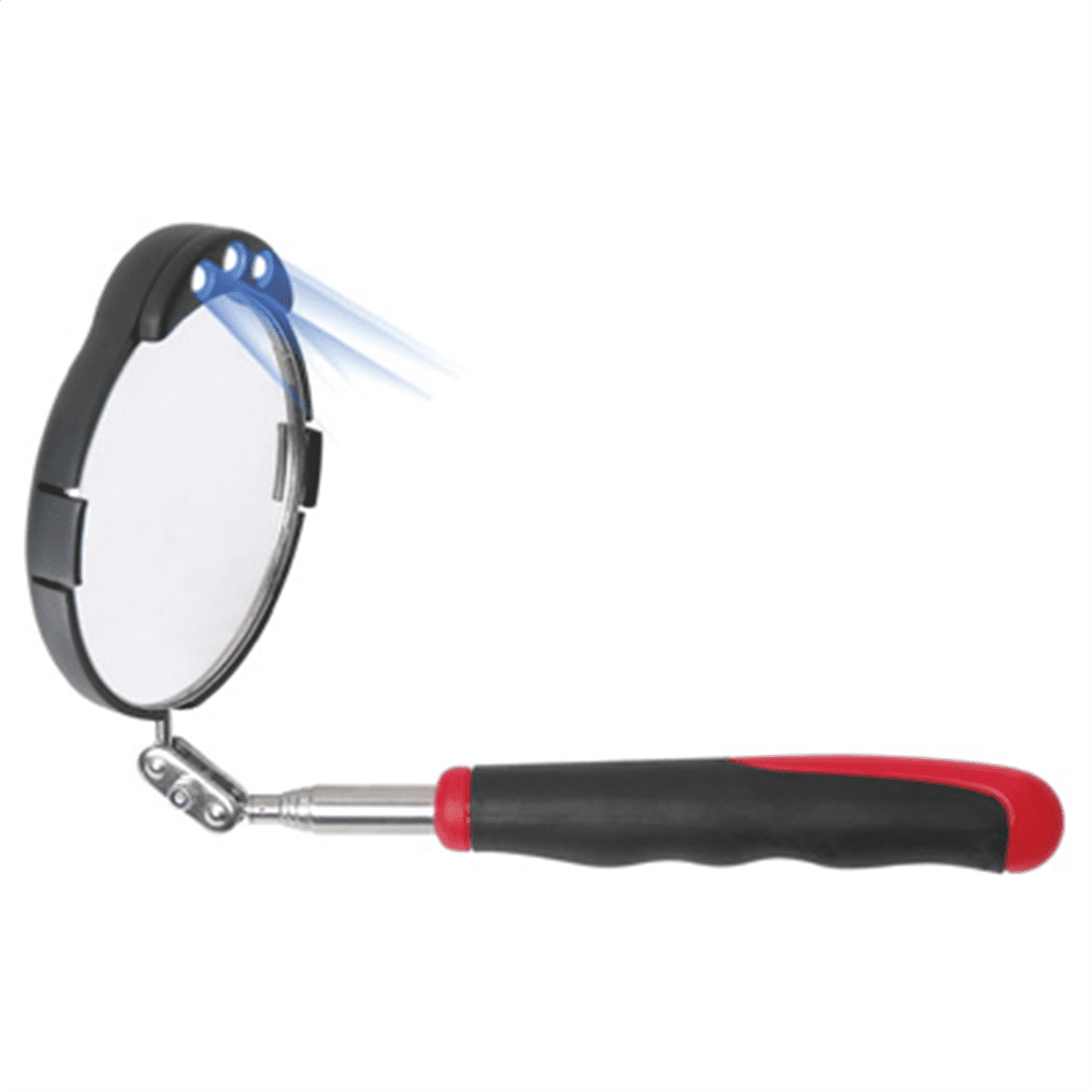 Ullman Devices HTS2LT 3-3/8 Diameter LED Lighted Inspection Mirror ...