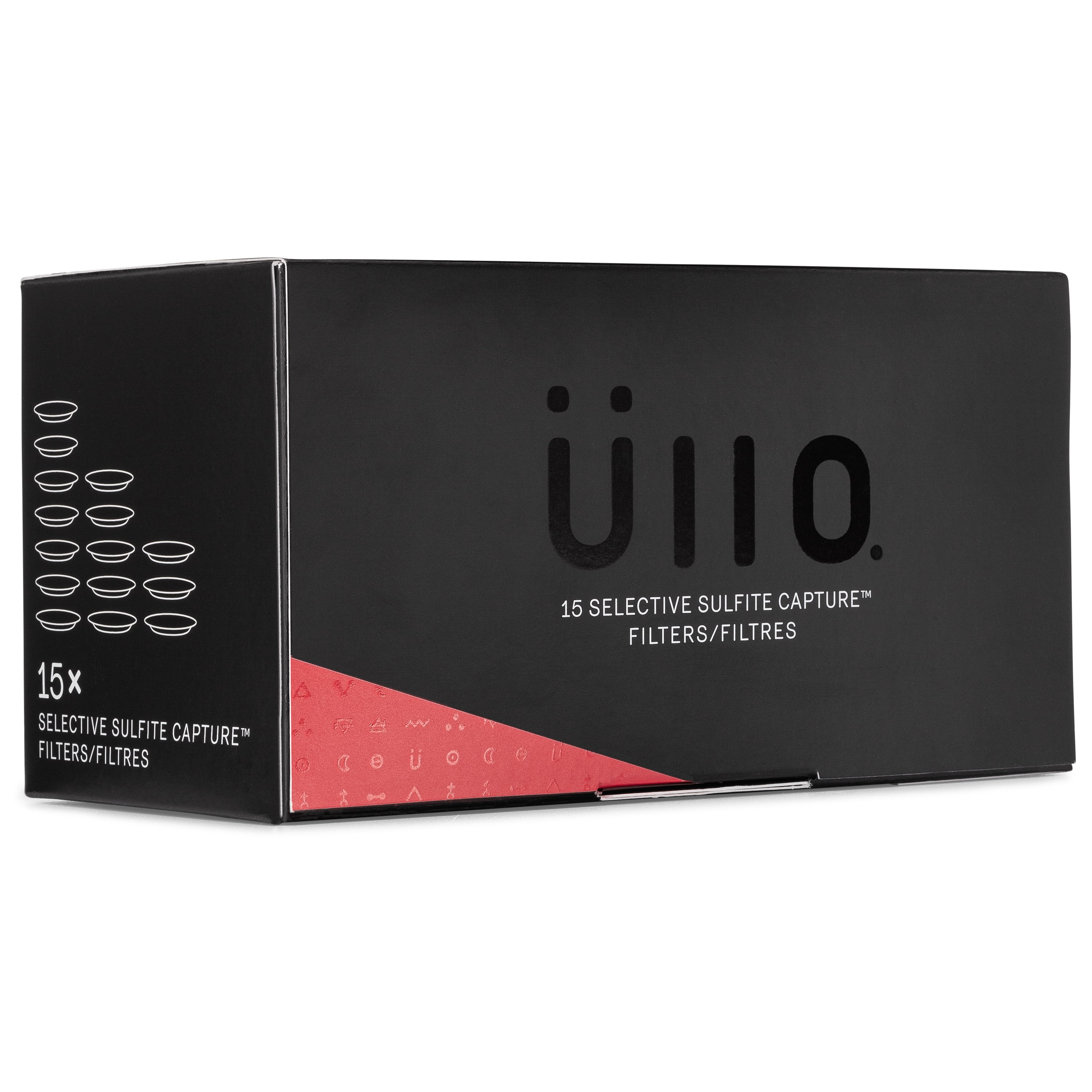 Ullo Selective Sulfite Filters for Full Bottle Wine Purification (15 ...