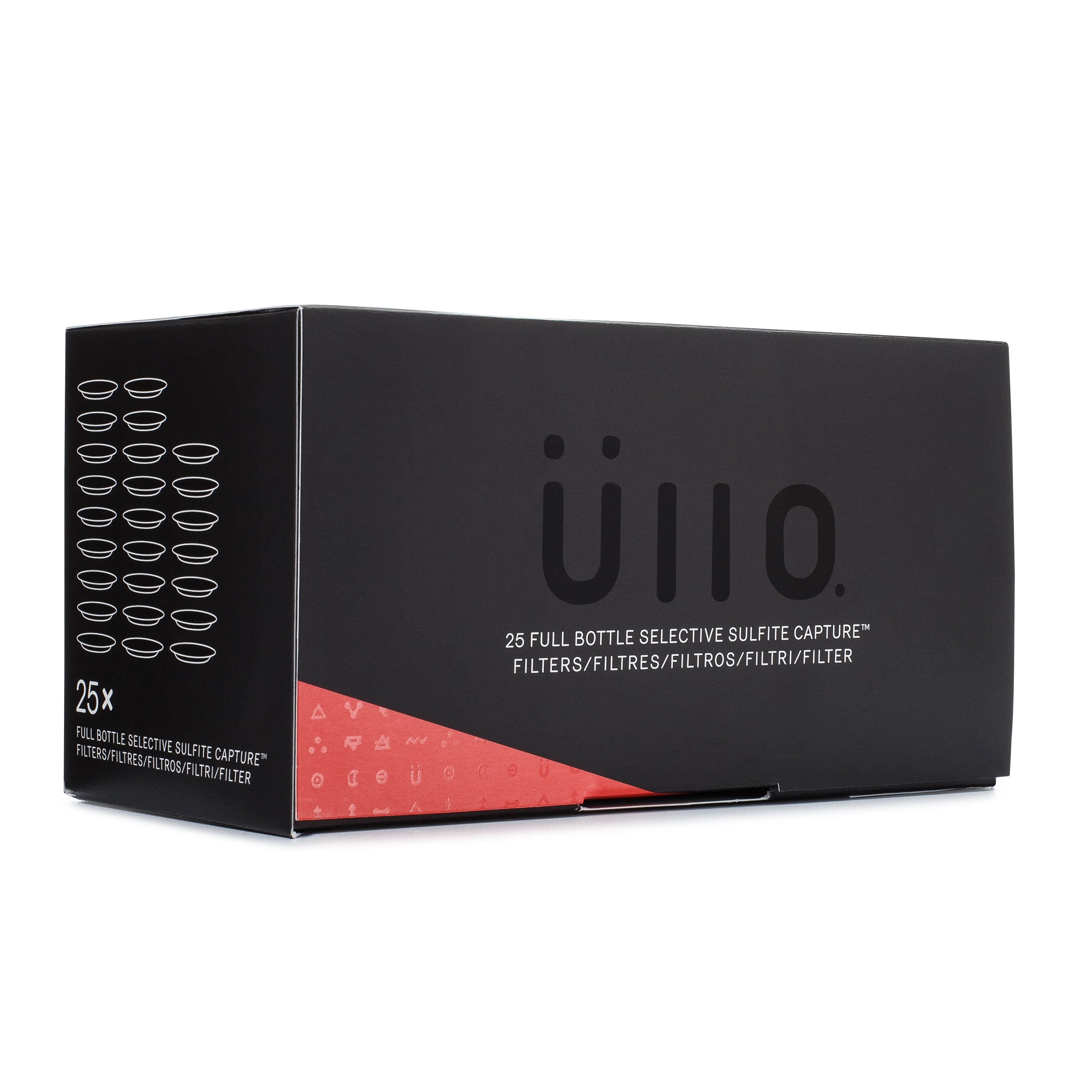 Ullo Full Bottle Selective Sulfite Filters - (25 Filters) - Walmart.com