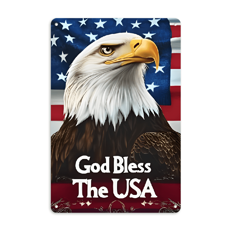 Ullo0ord 1pc, American Condor Welcome metal tin sign, Size 8x12 inches ...