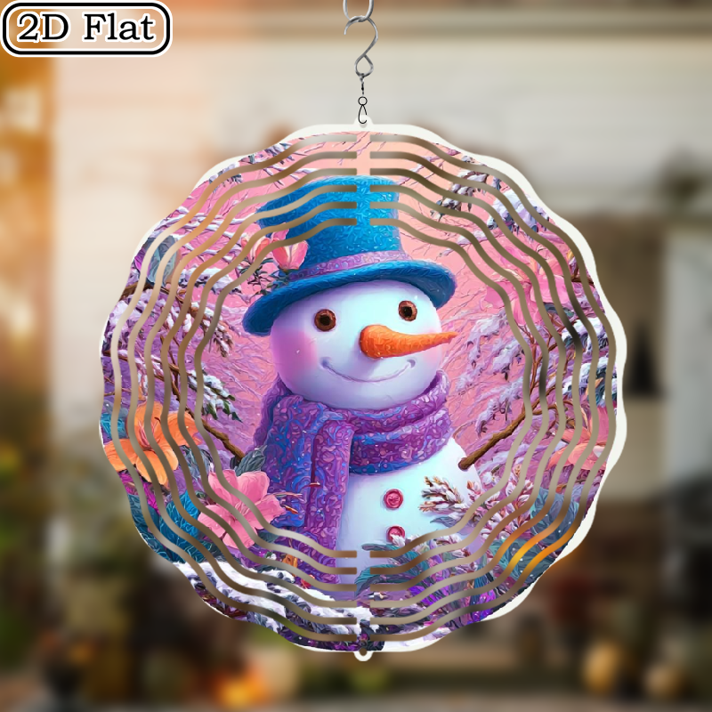 Ullo0ord 2D Flat 1pc 10 Inch Rotating Wind Chime, Powered by Wind ...