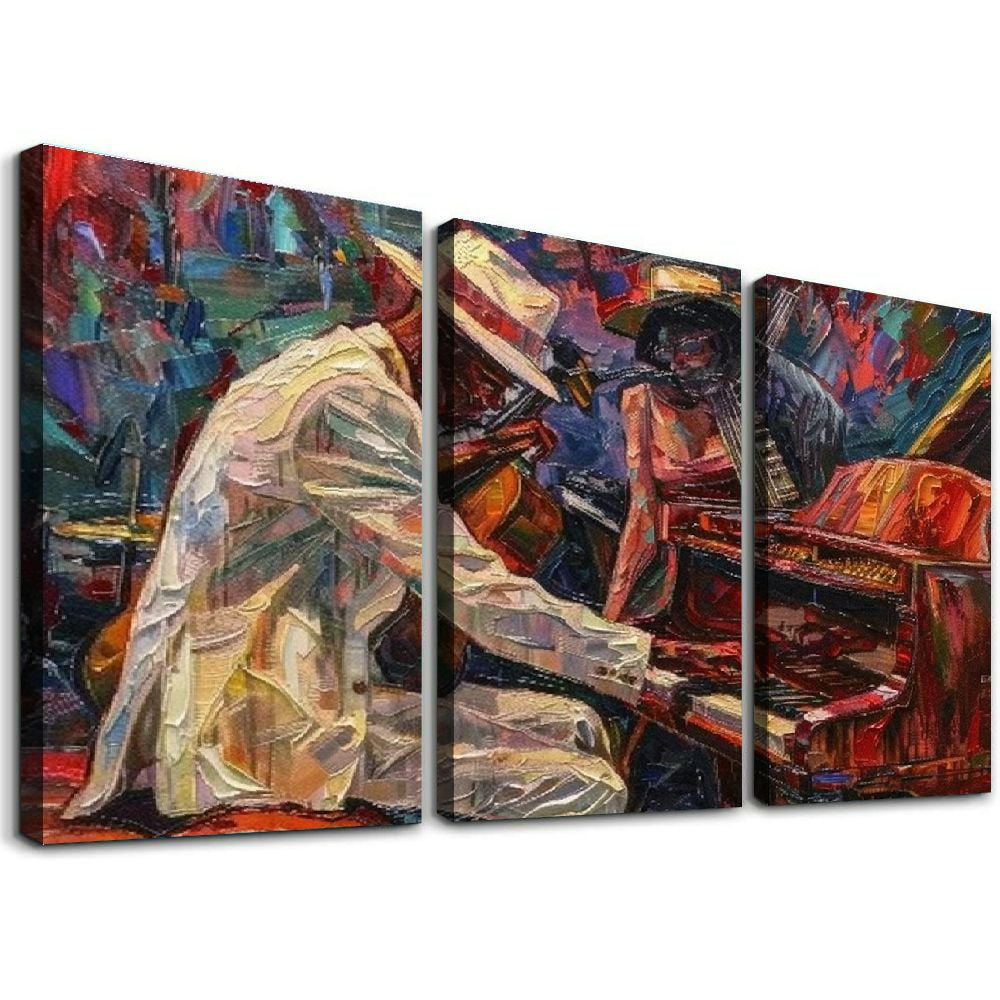 Ullo0ord African American Music Poster Canvas Print Oil Painting ...