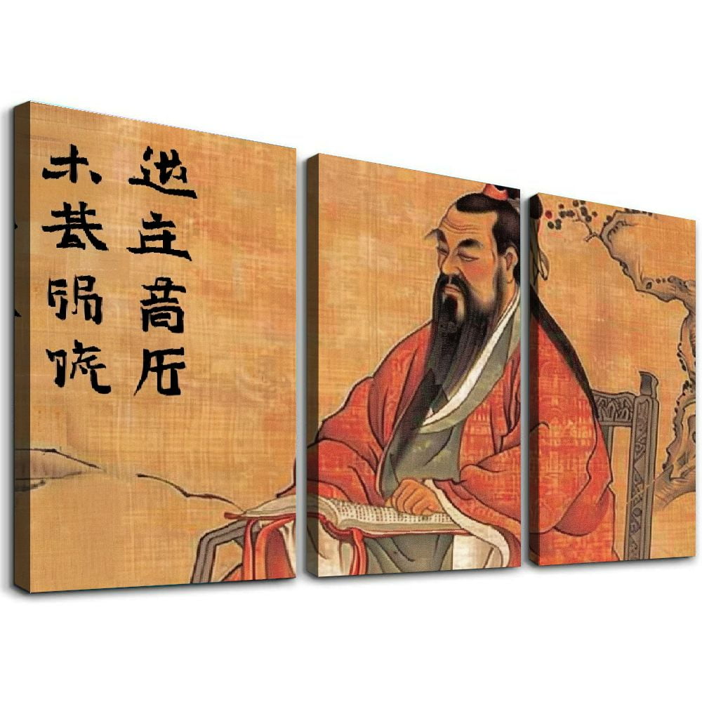 Ullo0ord Ancient Chinese Character Confucius Kong Wall Decoration ...