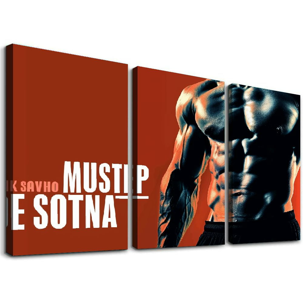Ullo0ord Bodybuilding Motivational Posters Art Prints Home Kitchen ...