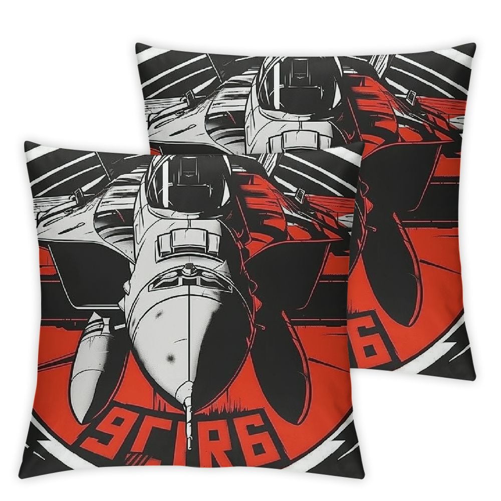Ullo0ord Boys Pillow Cover for Couch Sofa Bed, Fighter Jet Plane Pillow ...