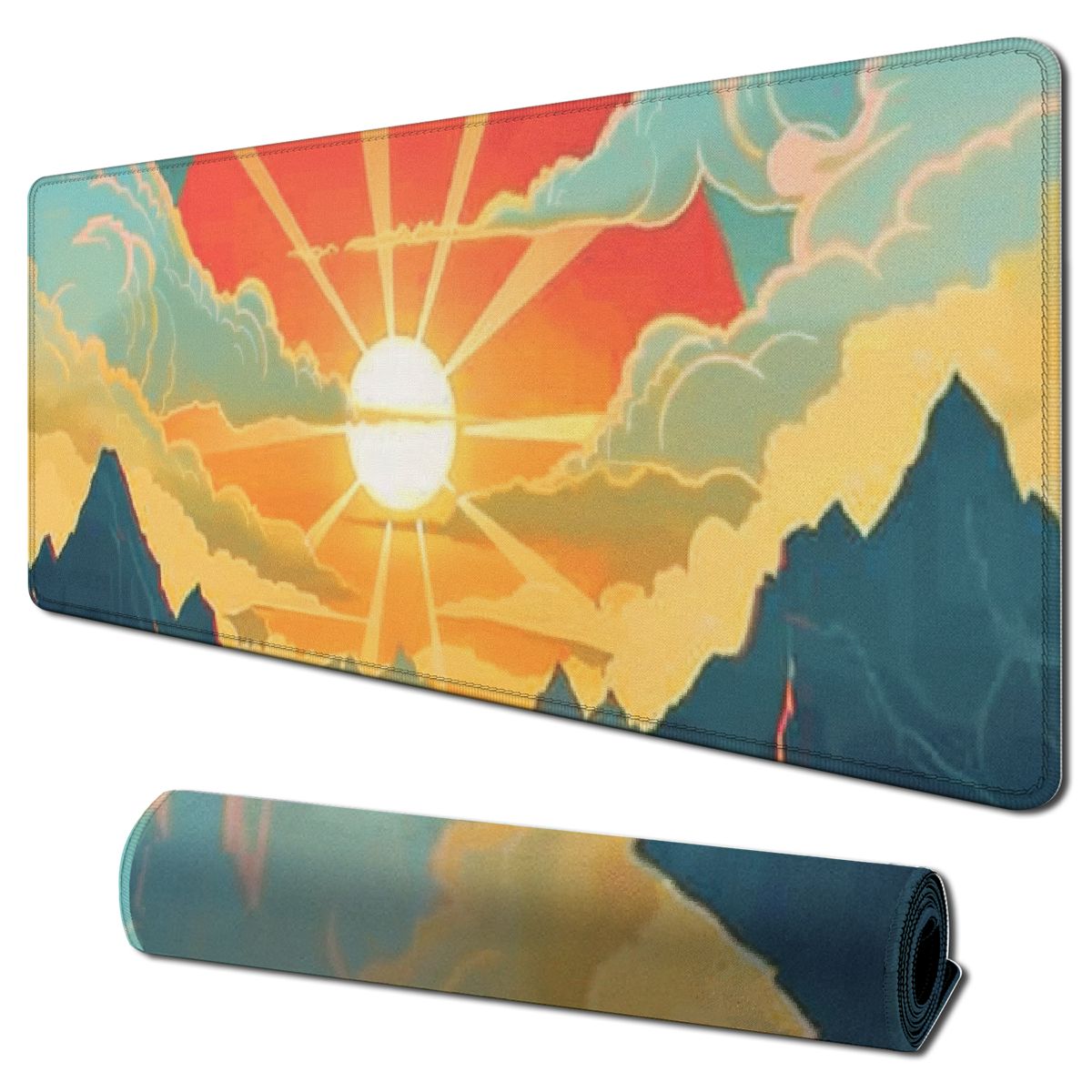 Ullo0ord Bright Sunrise Large Gaming Mouse Pad - Walmart.com