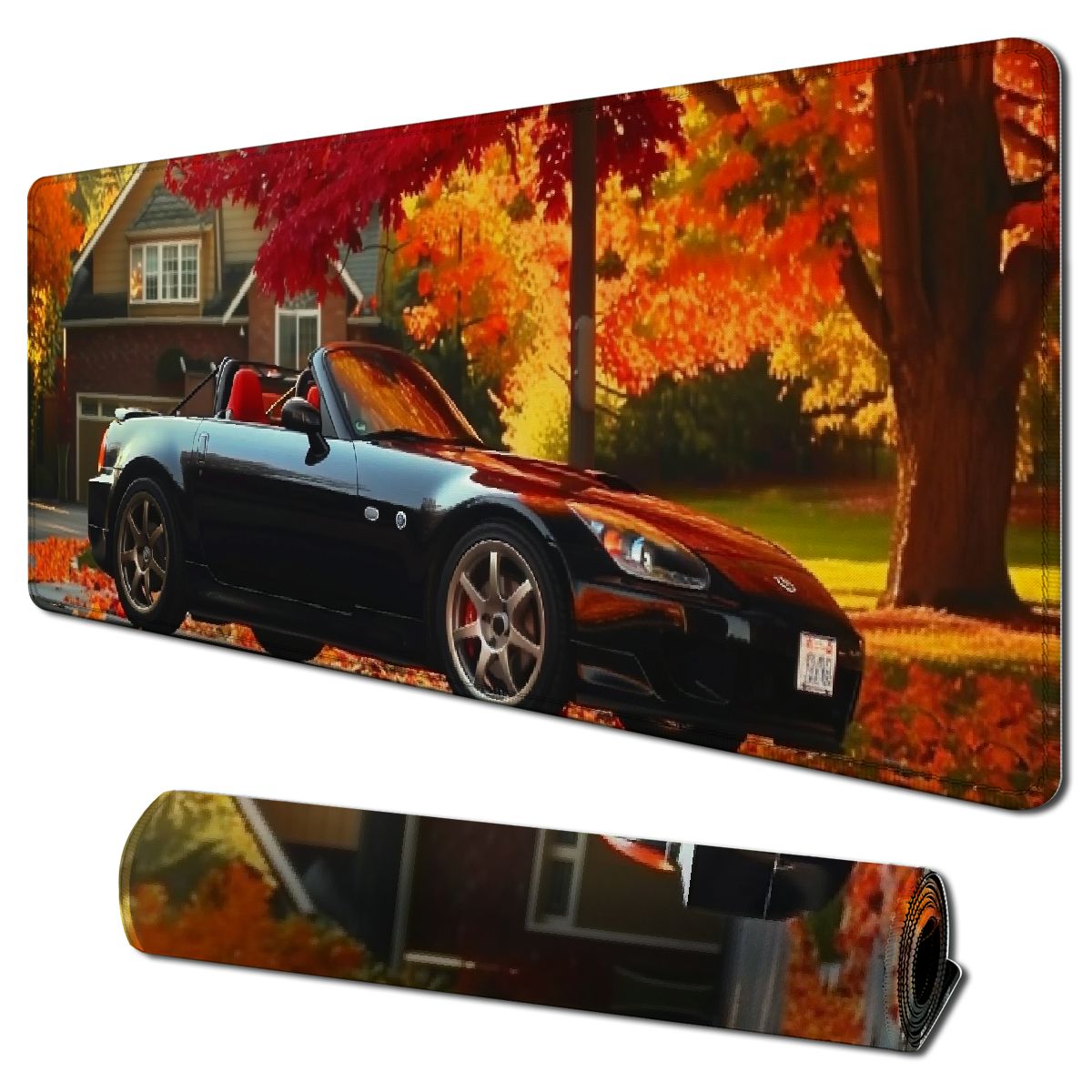 Ullo0ord Car Desk Mats on Top of Desks Pad Japanese Large Sport Car ...
