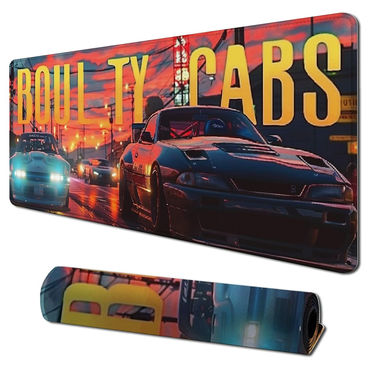 Ullo0ord Car Gaming Mouse Pad Large Mousepad Classic JDM Street Racing ...